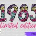 1993 Limited Edition PNG, 30th Birthday Png, 1993 Png File, 30th Class ...