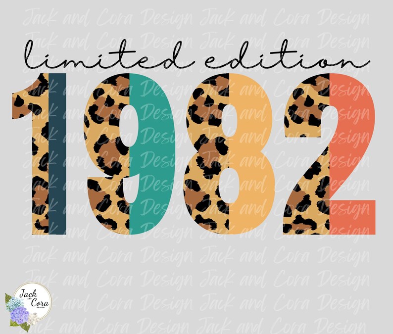 1982 Limited Edition PNG 1982 PNG Birthday Png 49th - Etsy