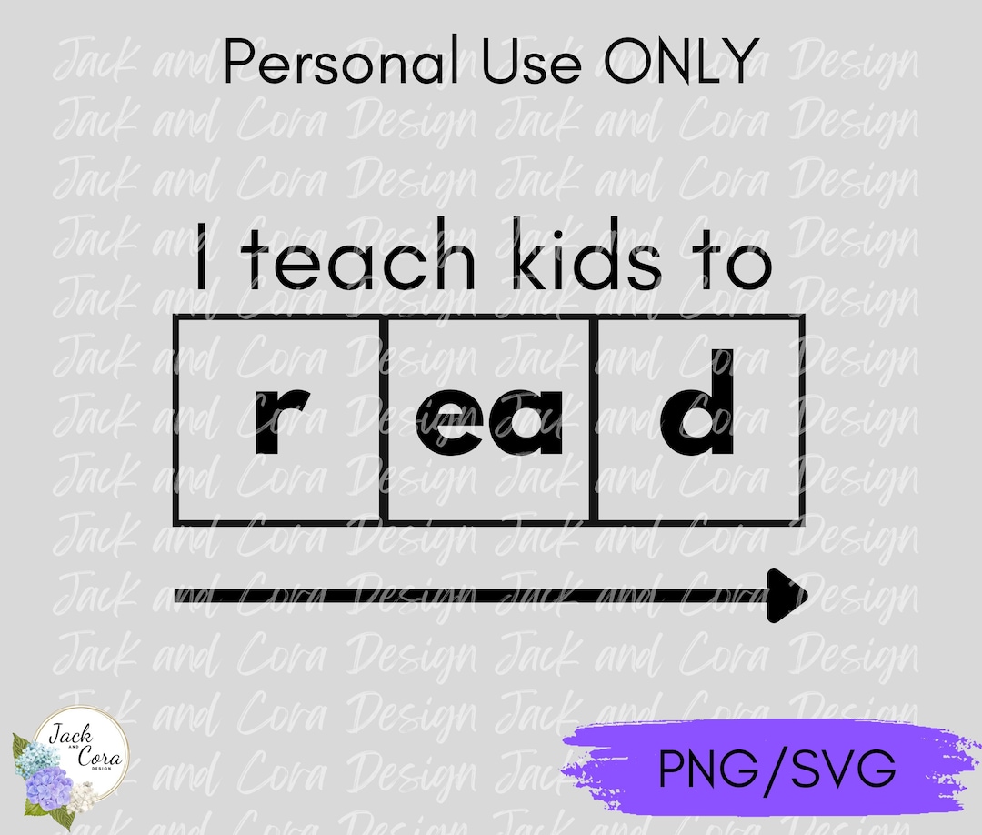 I Teach Kids to Read SVG Reading Teacher Svg, Reading Specialist Svg ...