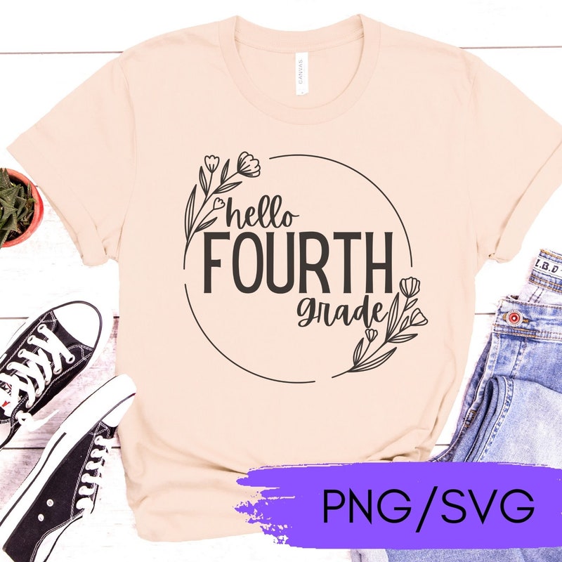 Fourth Grade Svg - Etsy