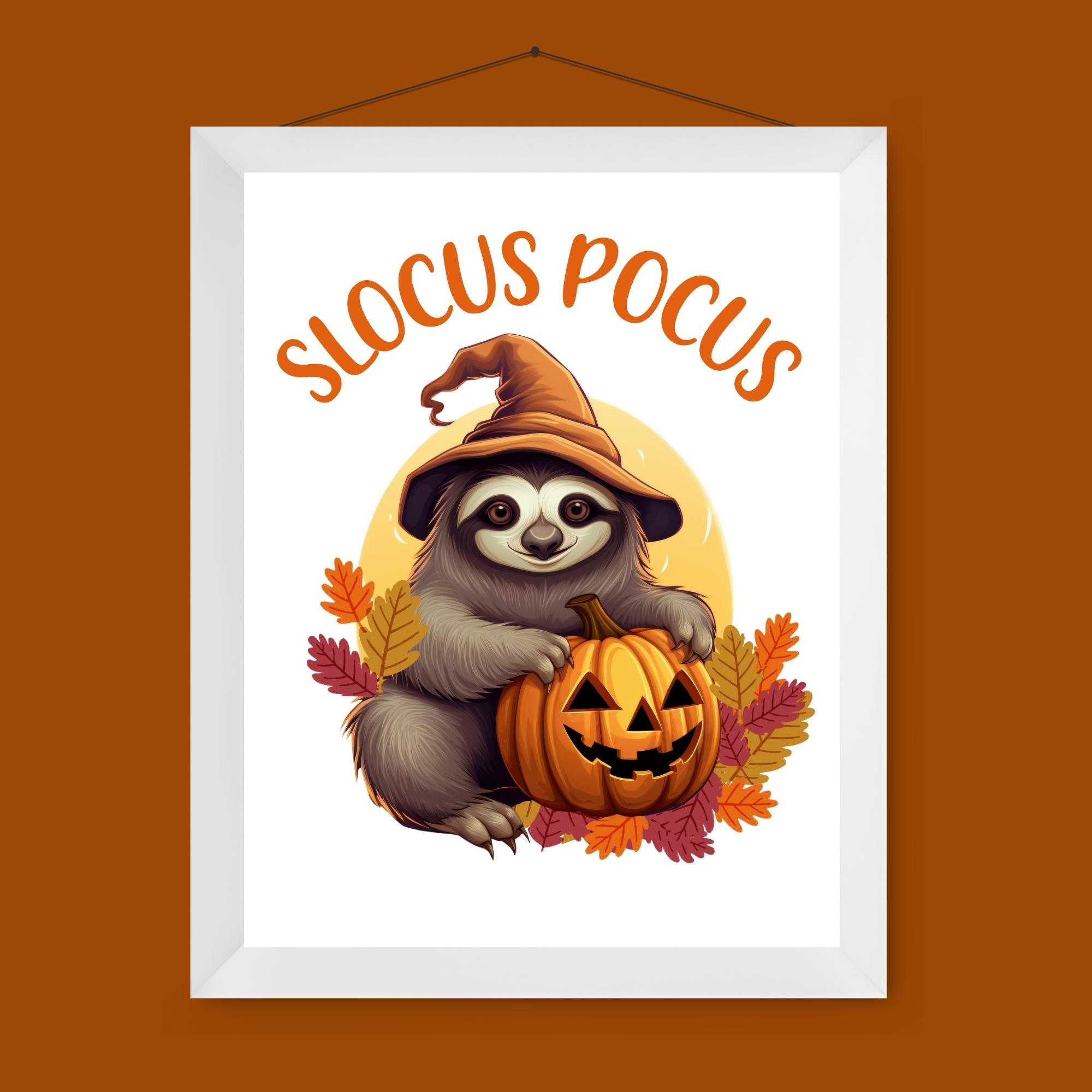 Halloween Sloth PNG SVG Digital Download for Sloth Lovers | Slocus ...