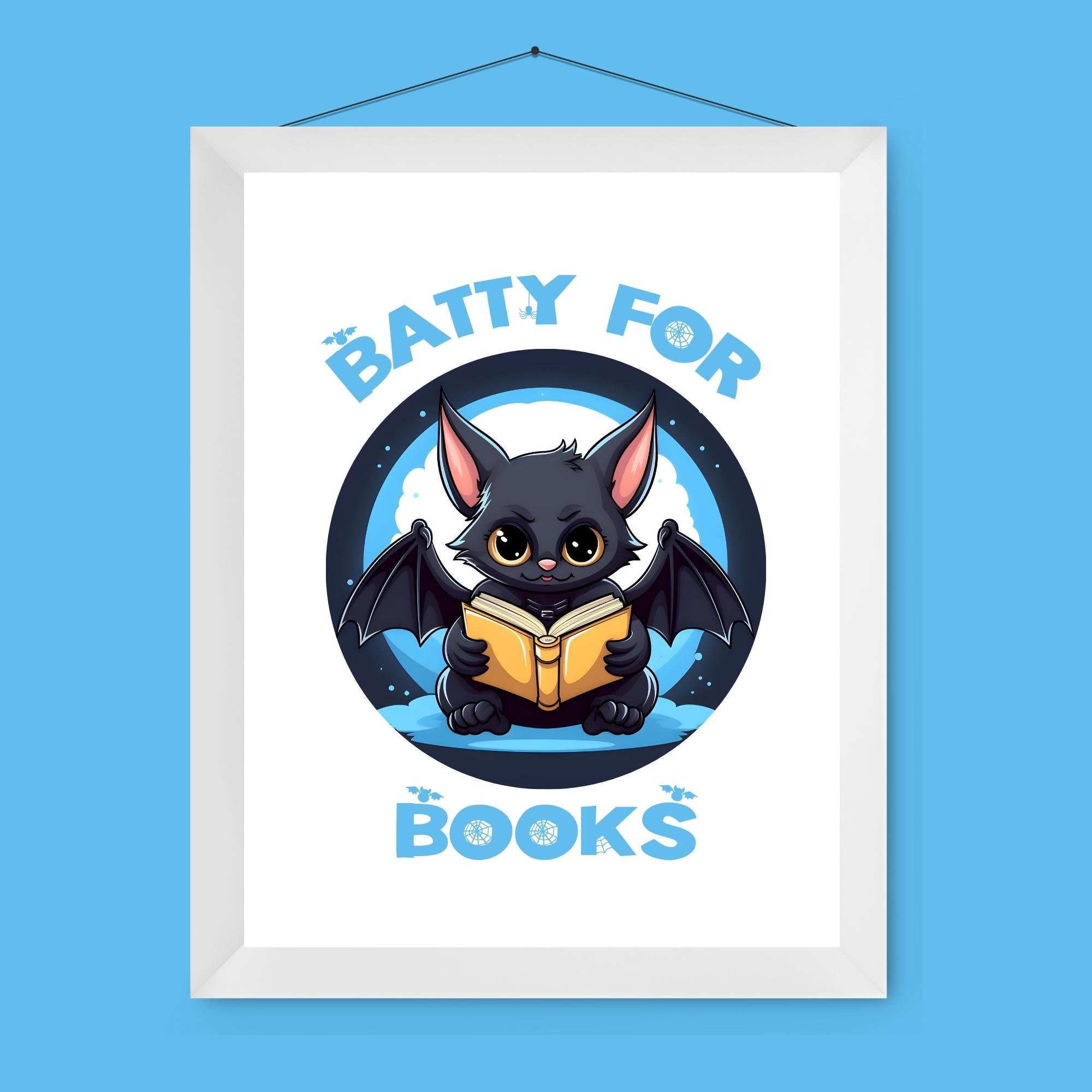 Batty for Books SVG Halloween Book PNG | Halloween Librarian Svg ...