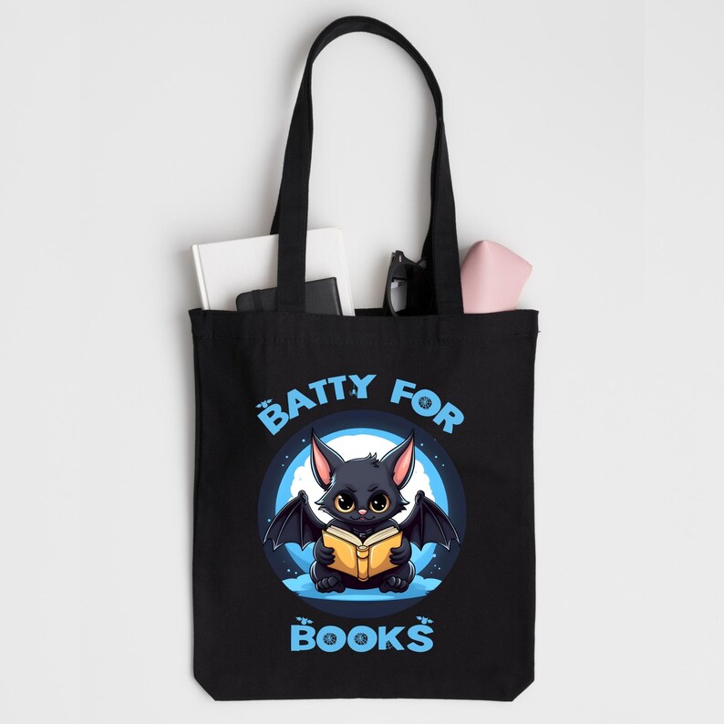 Batty for Books SVG Halloween Book PNG | Halloween Librarian Svg ...