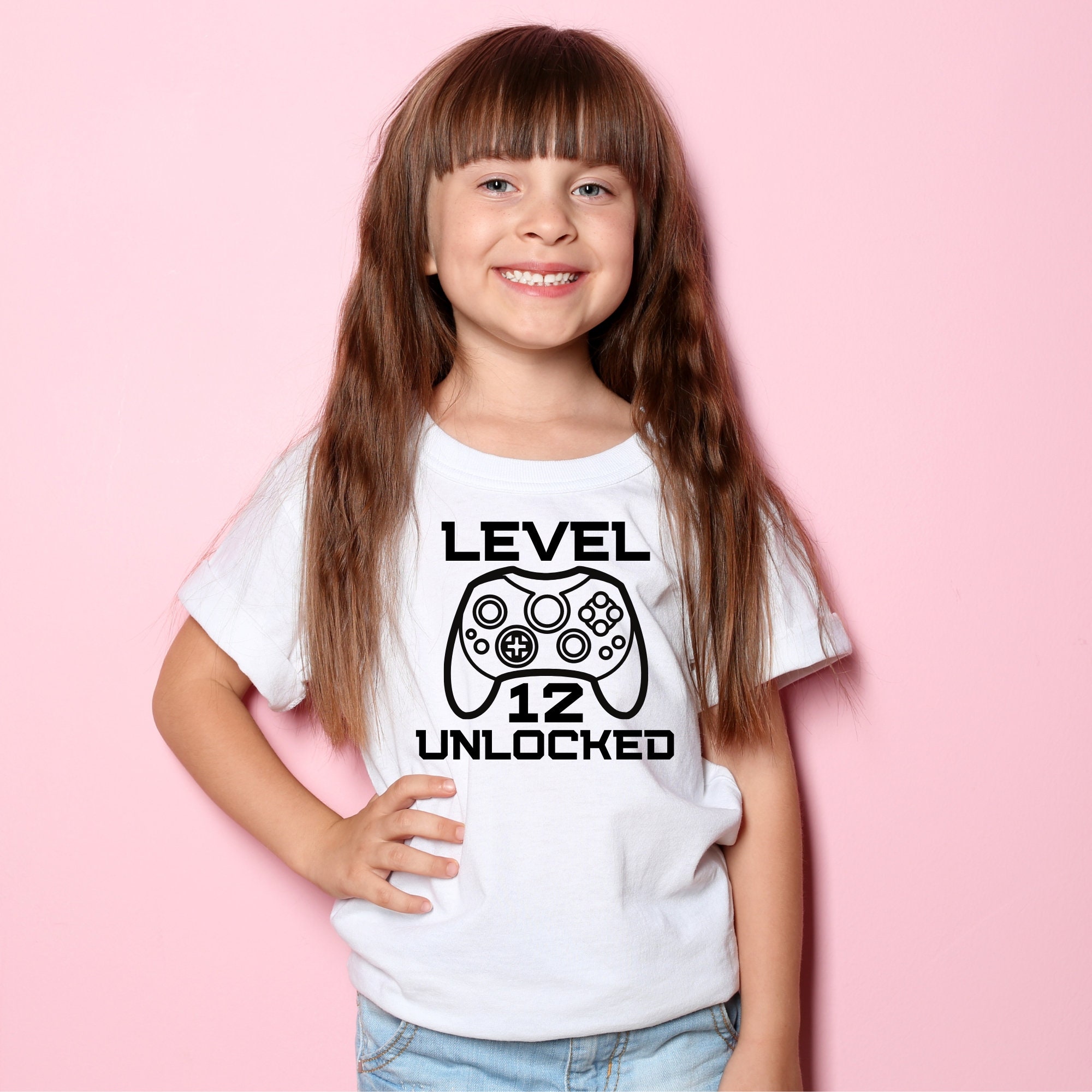 Level 12 Unlocked SVG PNG | 12th Birthday Boy SVG | Gamer Girl Svg ...