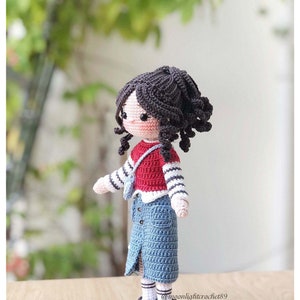 Crochet Doll Pattern, Ruby Doll, Amigurumi Doll Pattern, PDF in English ...