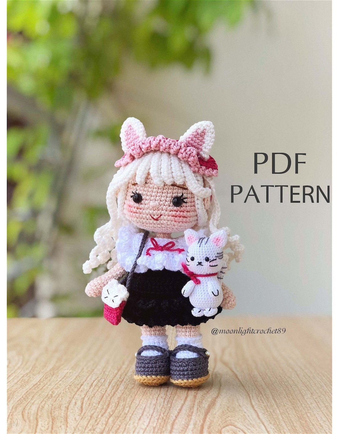 Crochet Doll Pattern, Mia Doll, Amigurumi Doll Pattern, PDF English ...