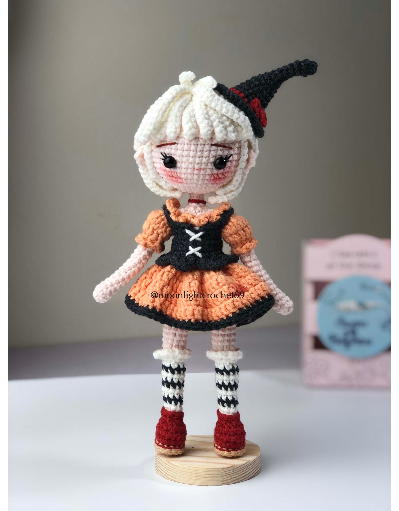 Crochet Doll Pattern Sakura Doll Halloween Dress Pattern - Etsy