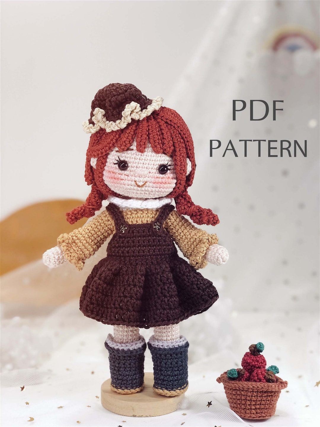 May Crochet Doll Pattern, May Doll, Amigurumi Doll Pattern, PDF English ...