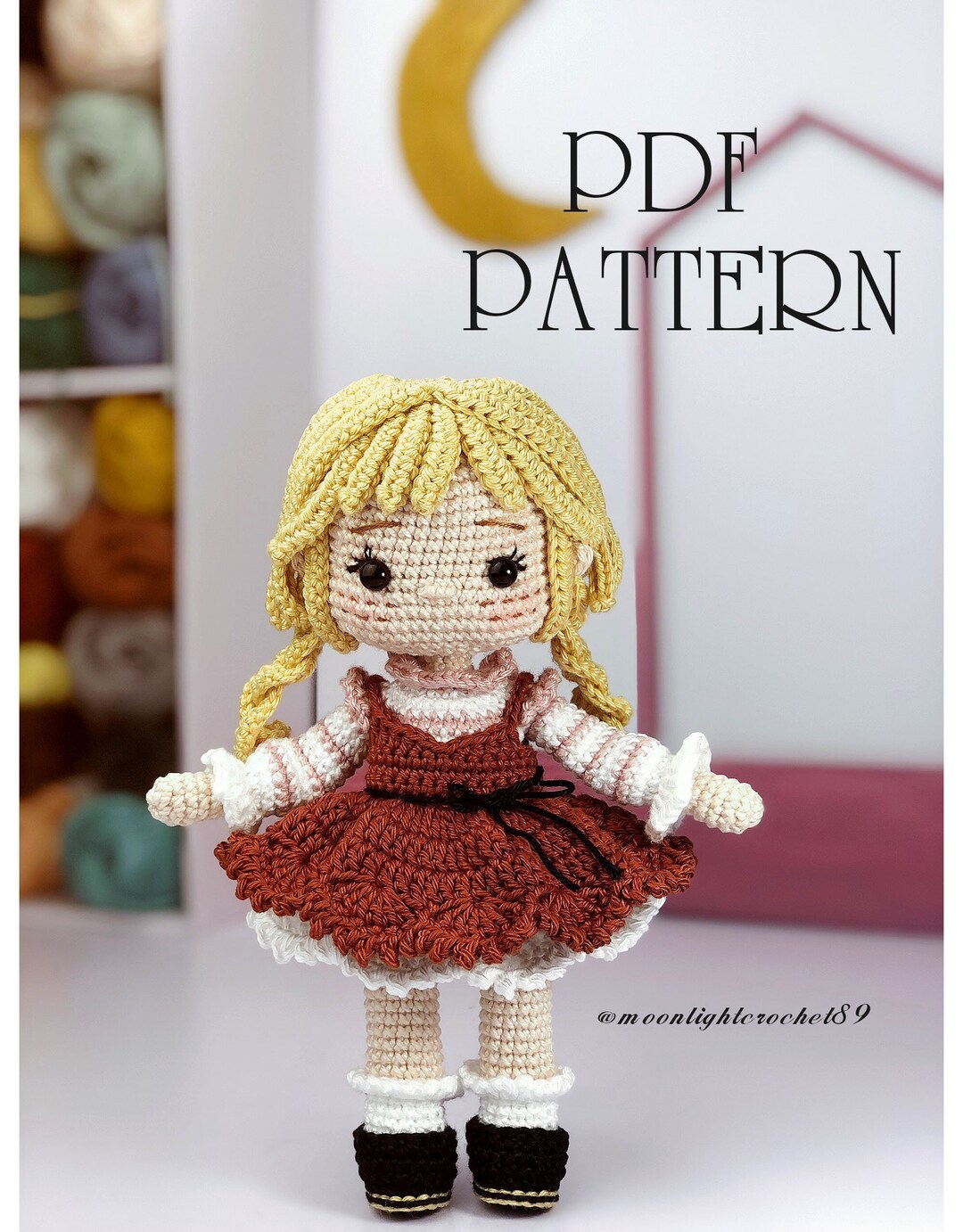 Munny Crochet Doll Pattern, Amigurumi Doll Pattern, PDF English Tutorial - Etsy