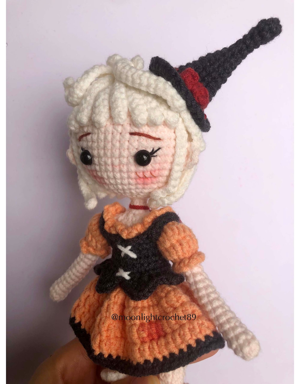 Crochet Doll Pattern Sakura Doll Halloween Dress Pattern - Etsy