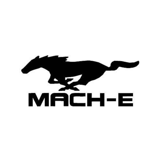 Mustang Mach E Logo Decal - Etsy