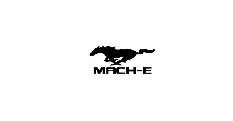 Mustang Mach E Vinyl Decal - Etsy