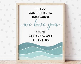 Count All the Waves - Etsy