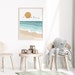 Nautical Decor Nursery Wall Art, Kids Room Abstract Beach Wall Art ...