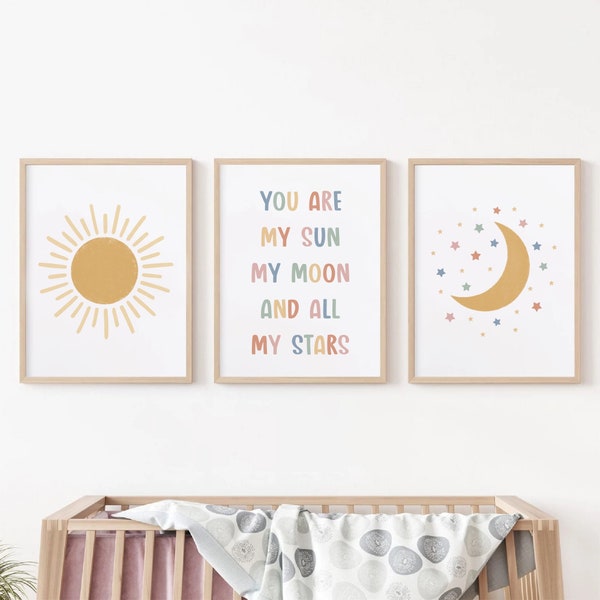 Sun Nursery Print - Etsy