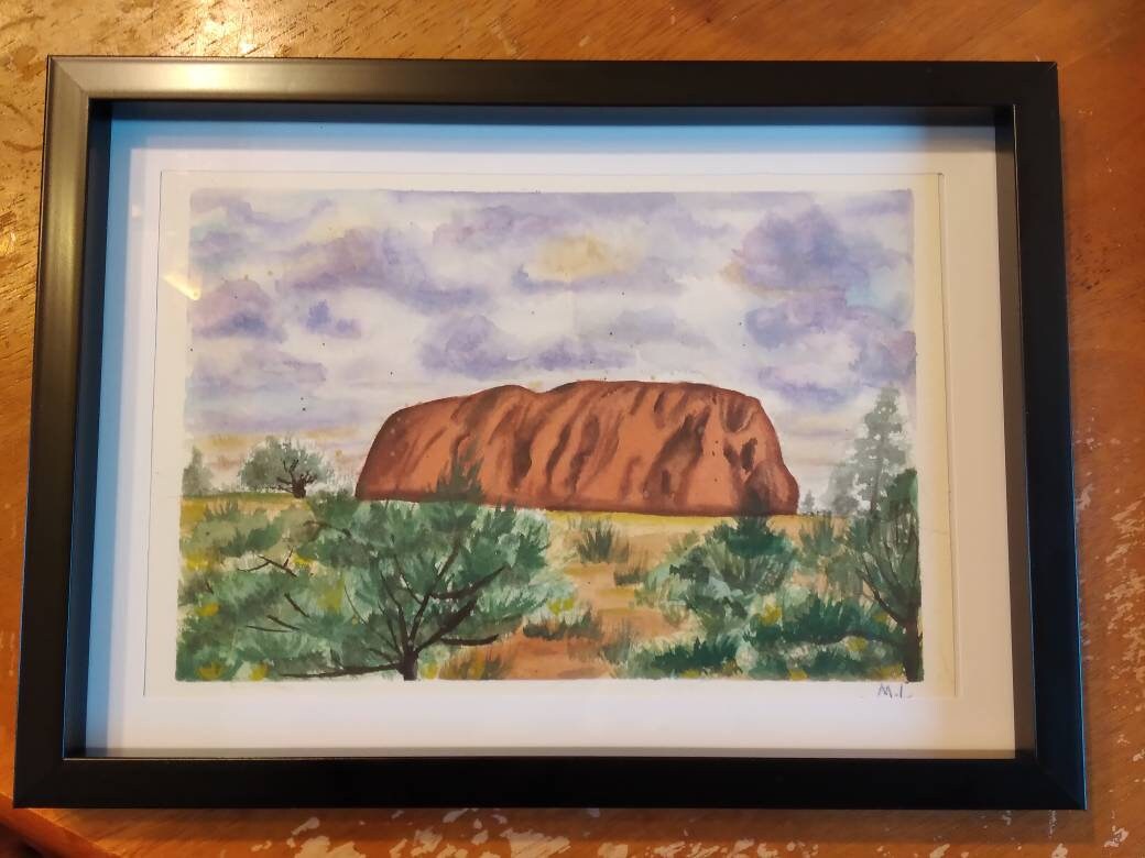 Art & Collectibles Uluru Ayers Rock Australian Outback original ...