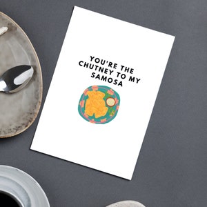 Samosa Valentine's Day Digital Print Card PDF - Etsy