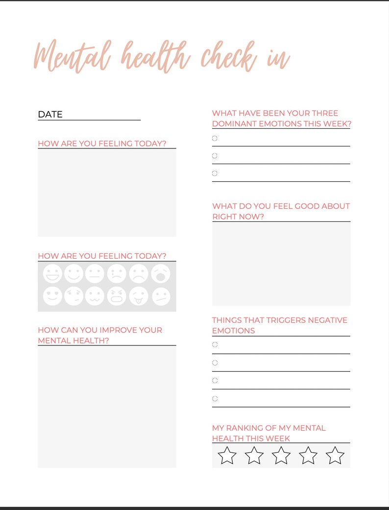 30 Day Weight Loss Journal, Printable Weight Loss Tracker, Instant ...