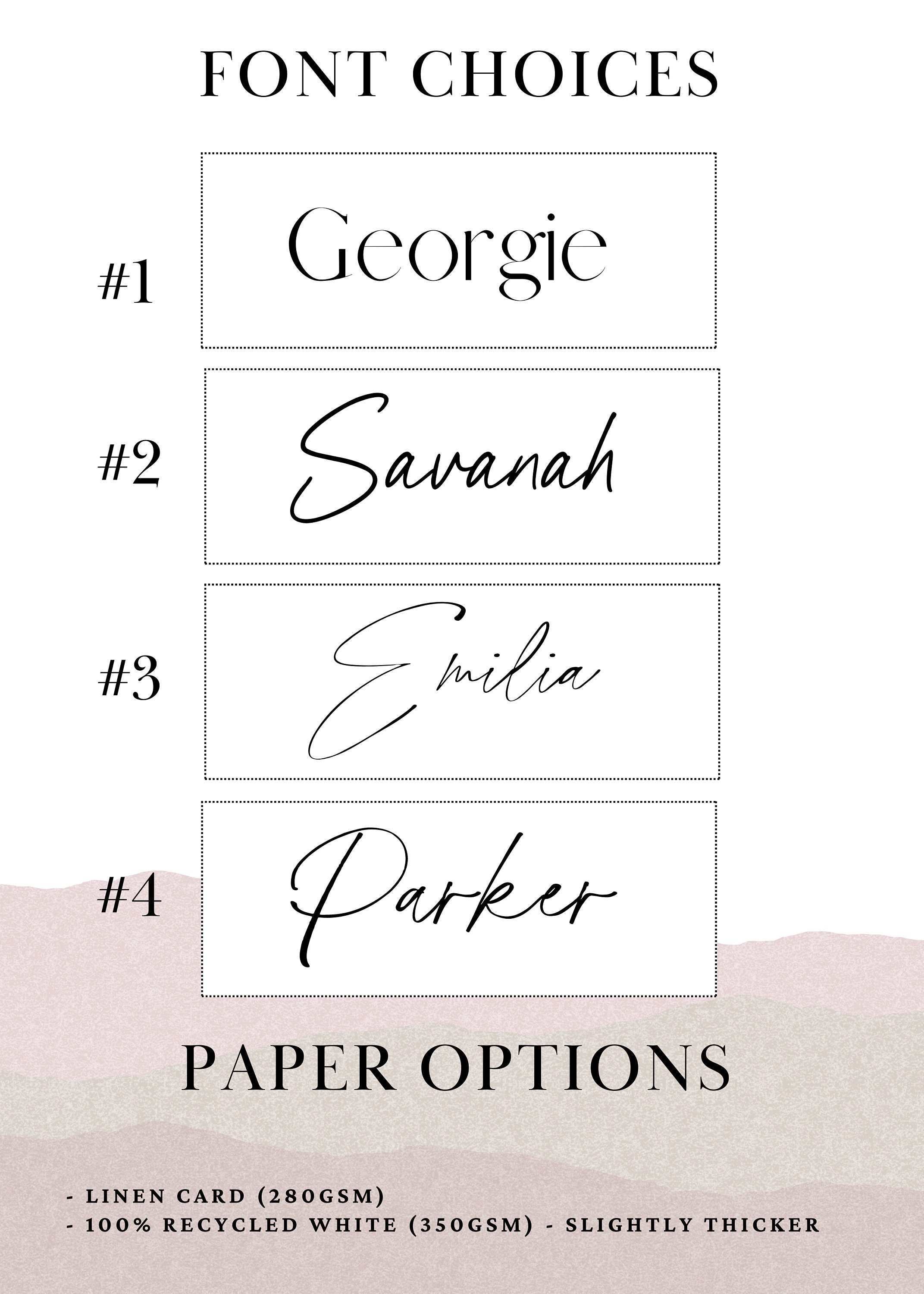 Personalised Wedding Place/name Cards. - Etsy Australia