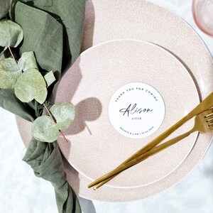 Personalised Round Wedding & Event Place Cards. - Etsy Australia