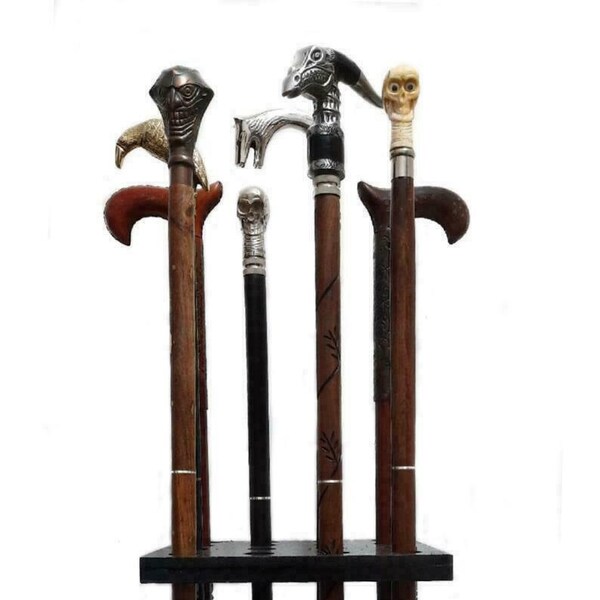 Wooden Walking Stick - Etsy