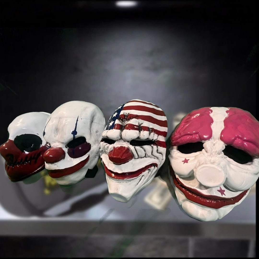 Payday 2 Mask Bundle - Etsy