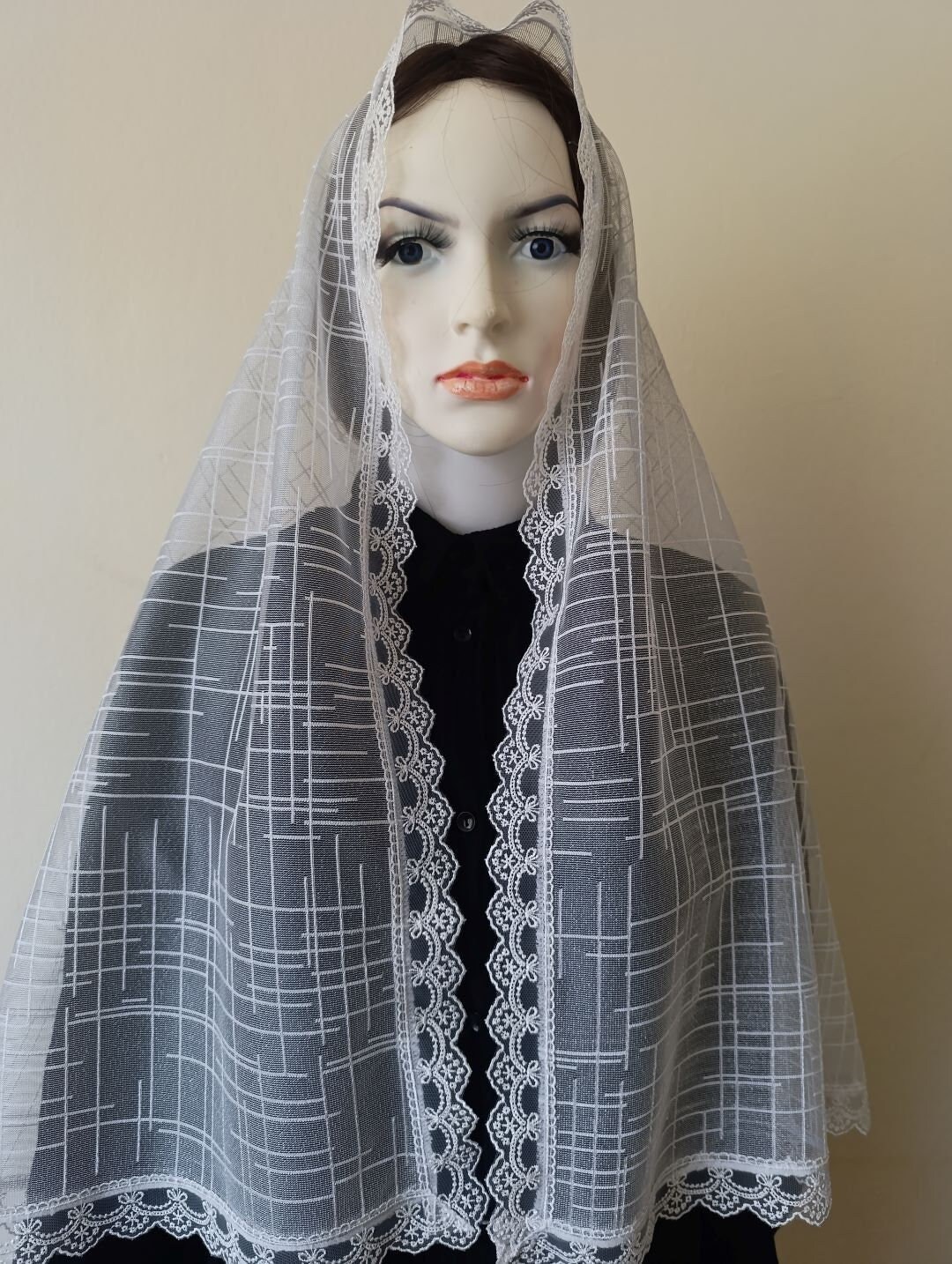 Mantilla Veil, Veil, Lace Veil, Chapel Veil, Latin Mass Veils, Church ...