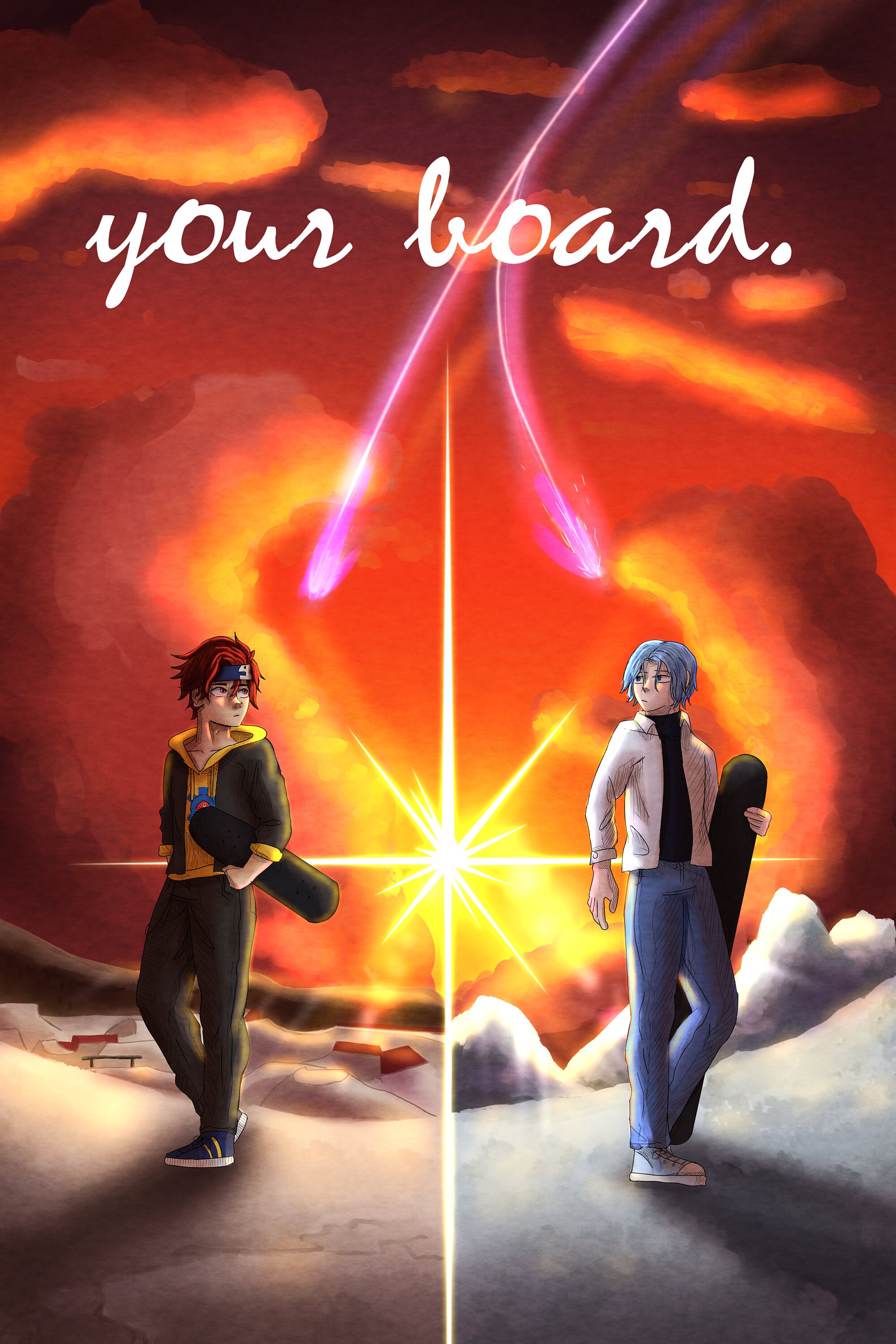 Sk8 the Infinity Reki and Langa Anime Poster Print - Etsy