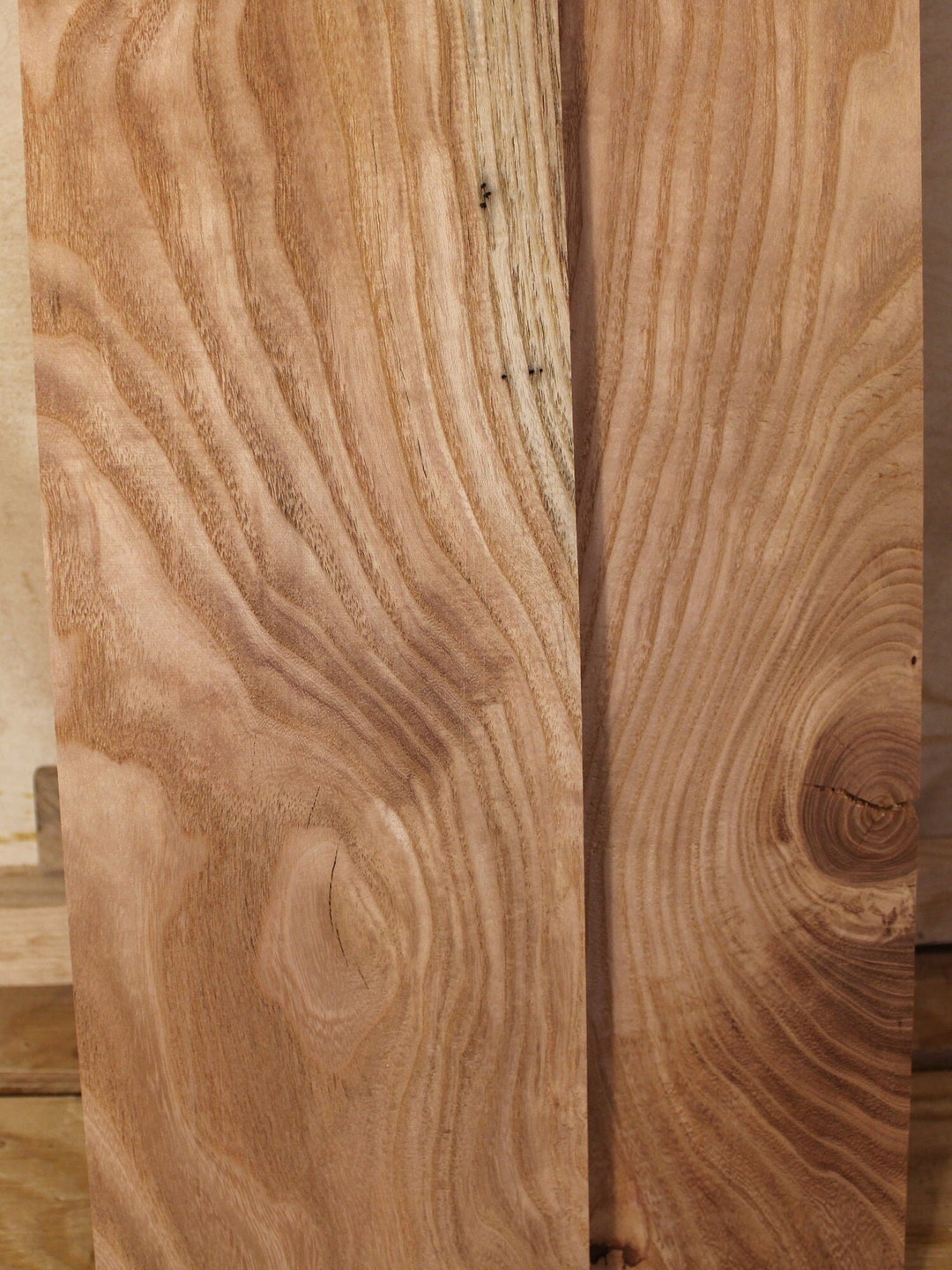 6" Wide Honey Locust Dimensional Lumber, 3/4" Thick Highly Figured ...