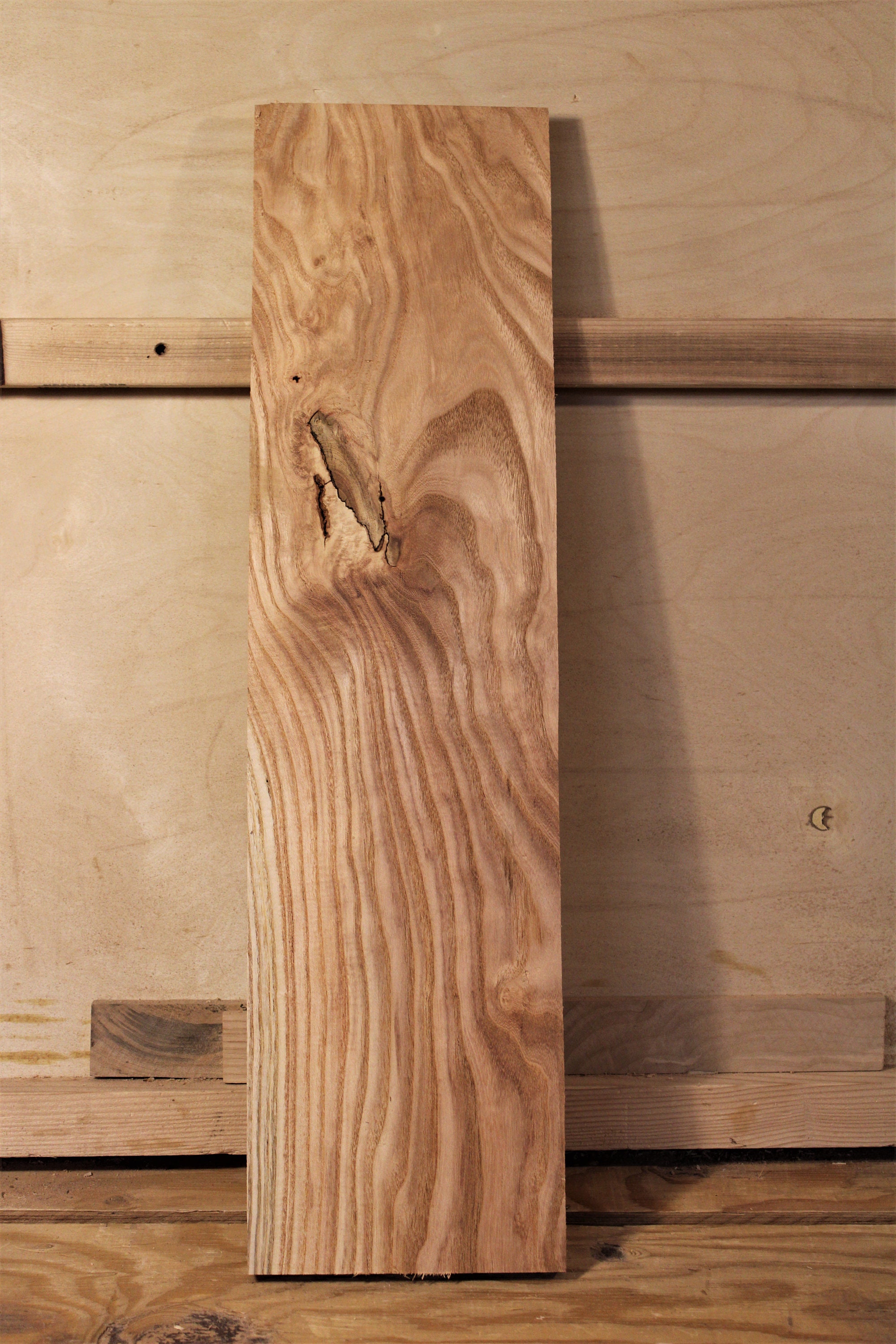 6" Wide Honey Locust Dimensional Lumber, 3/4" Thick Highly Figured ...