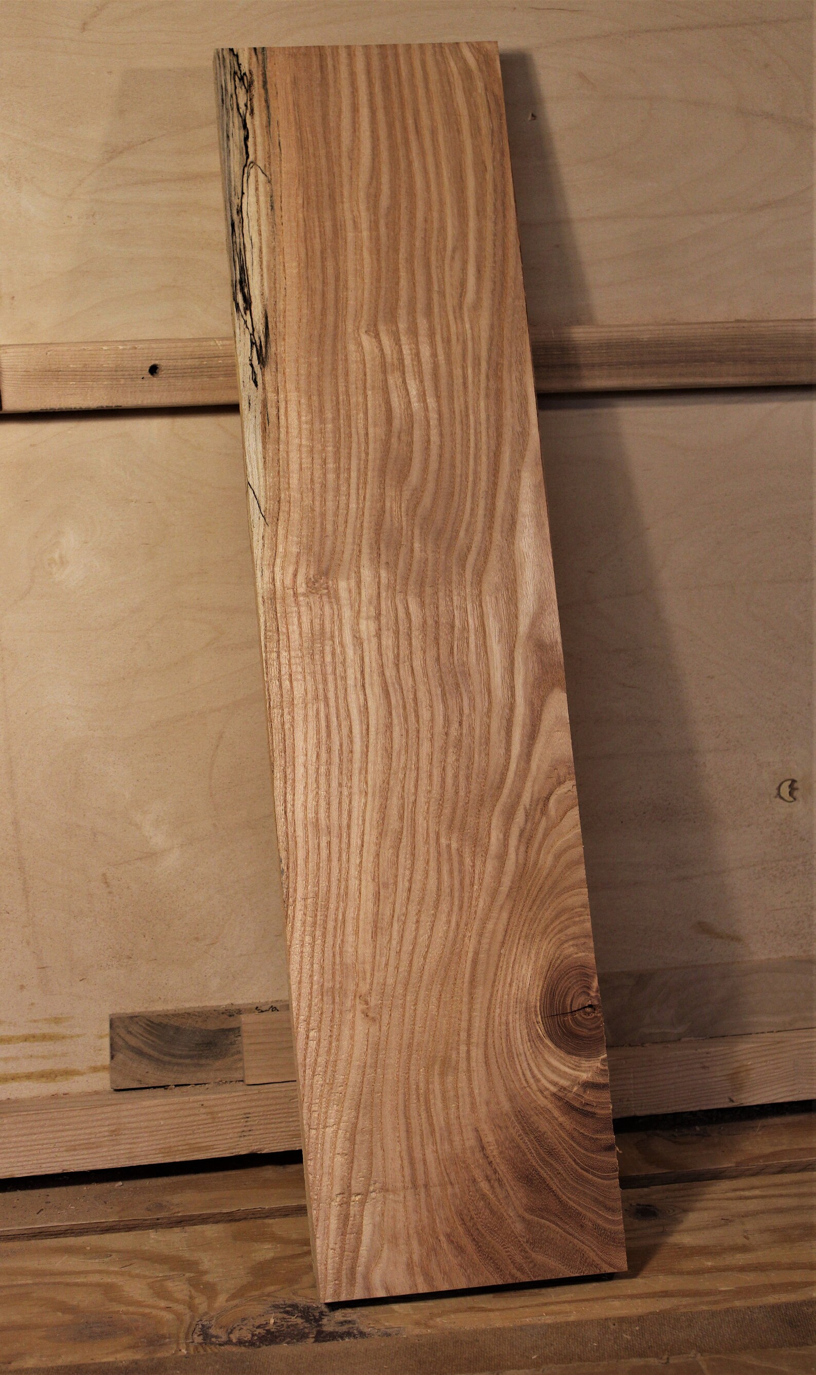 6" Wide Honey Locust Dimensional Lumber, 3/4" Thick Highly Figured ...