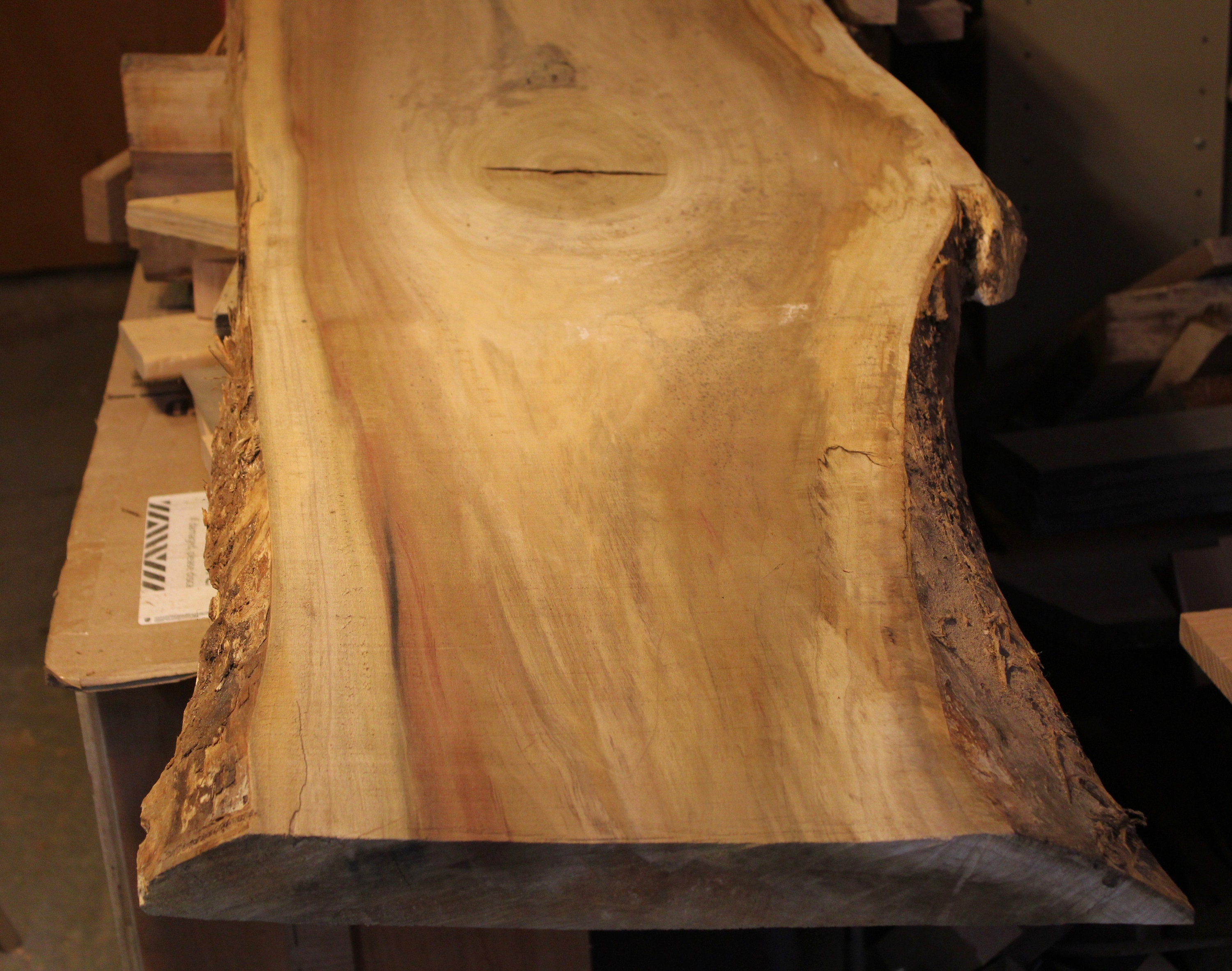 16" Wide Tulip Poplar Live Edge Slab - Sold by the Linear Foot - Etsy