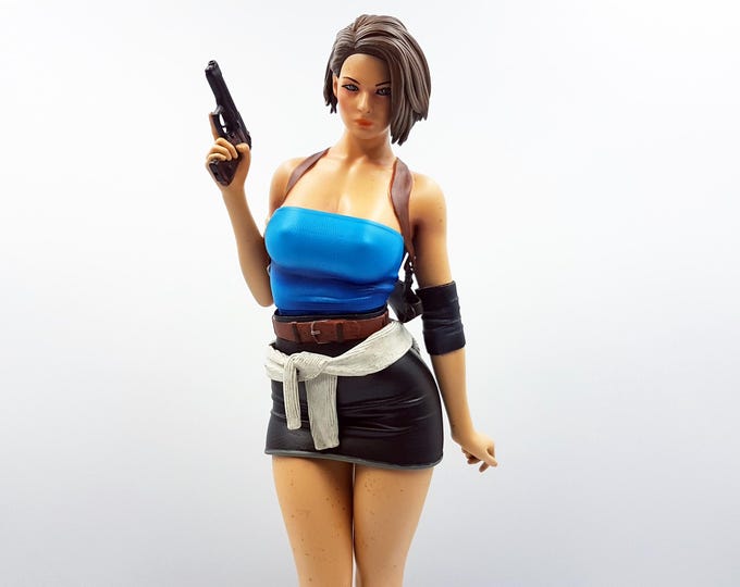 Custom Painted Jill Valentine Figure | 1/6 Scale Resident Evil ...
