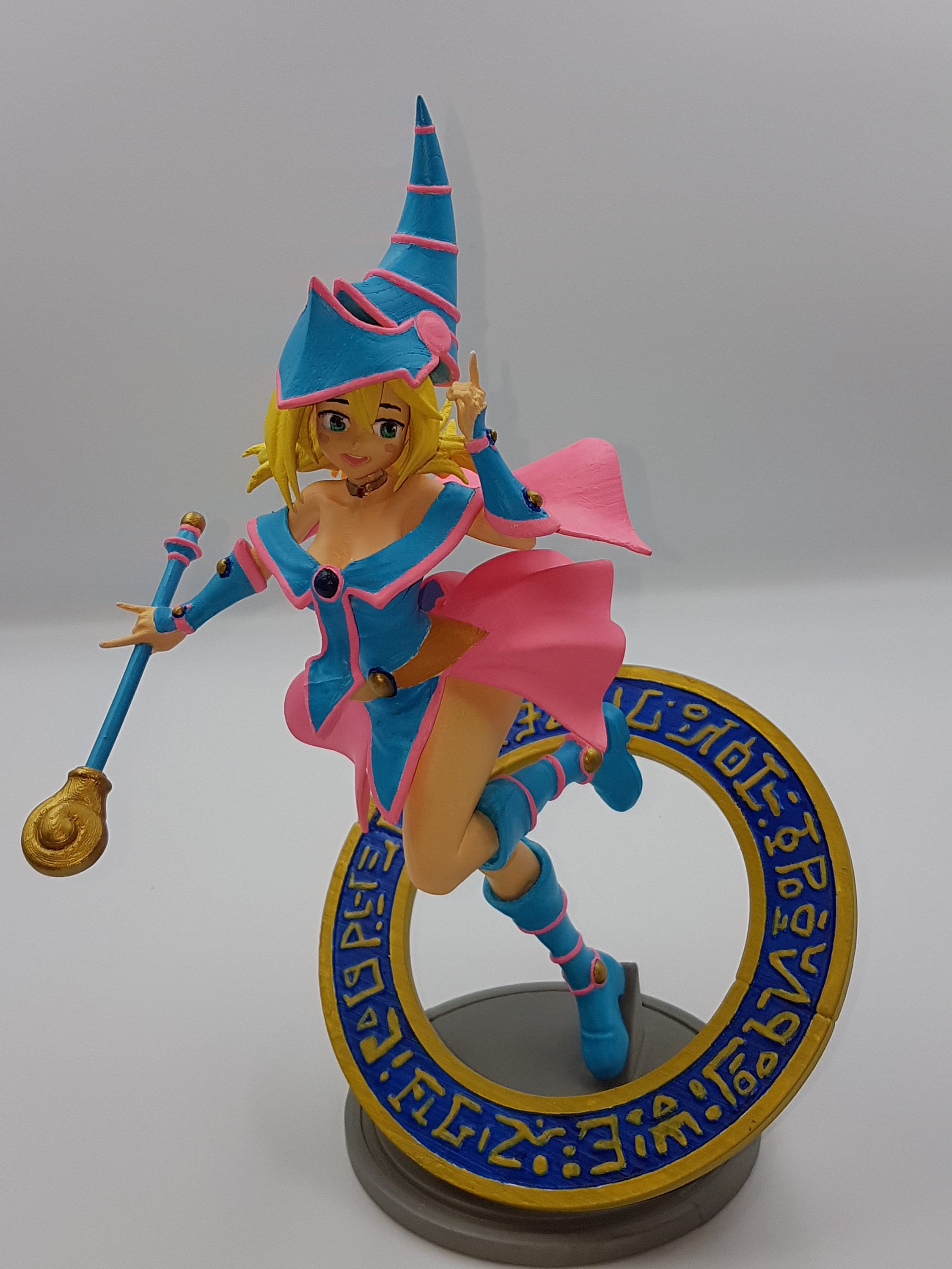 Yu-gi-oh Dark Magician Girl 3D Figure Printed and Painted - Etsy