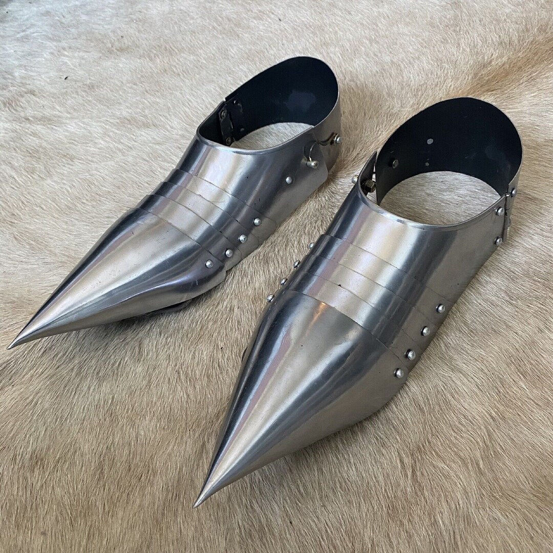 Medieval Knight Armor Sabatons Shoes Warrior Gothic Steel - Etsy