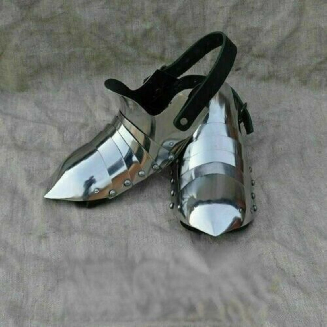 Medieval Armor Medieval Sabaton Steel Armor Shoes Reenactment Rustic ...