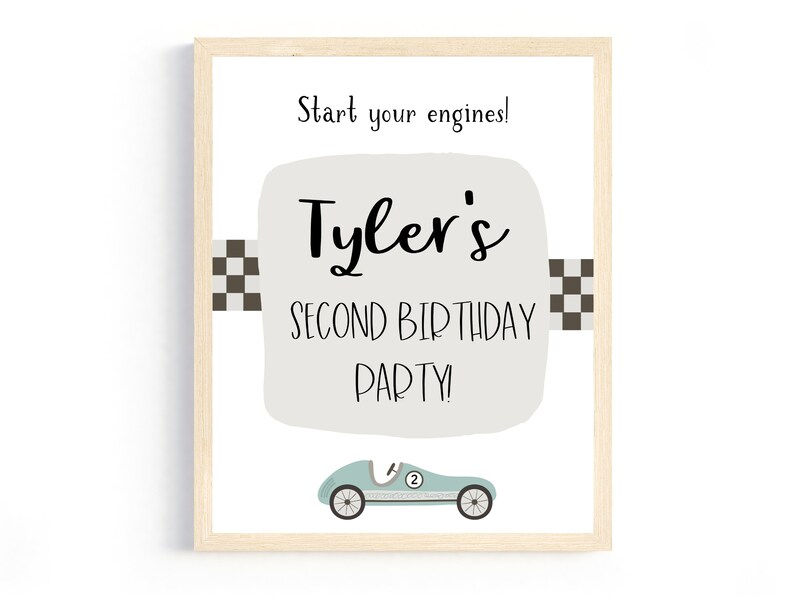 Two Fast Birthday Party Welcome Sign Two Fast Decorations 2 - Etsy