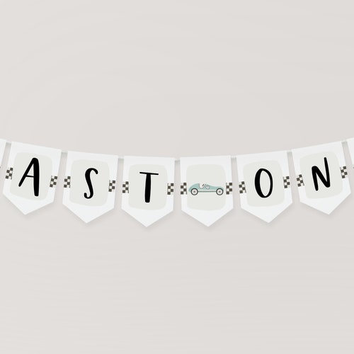 Fast One Highchair Banner Racing First Birthday Party Race - Etsy
