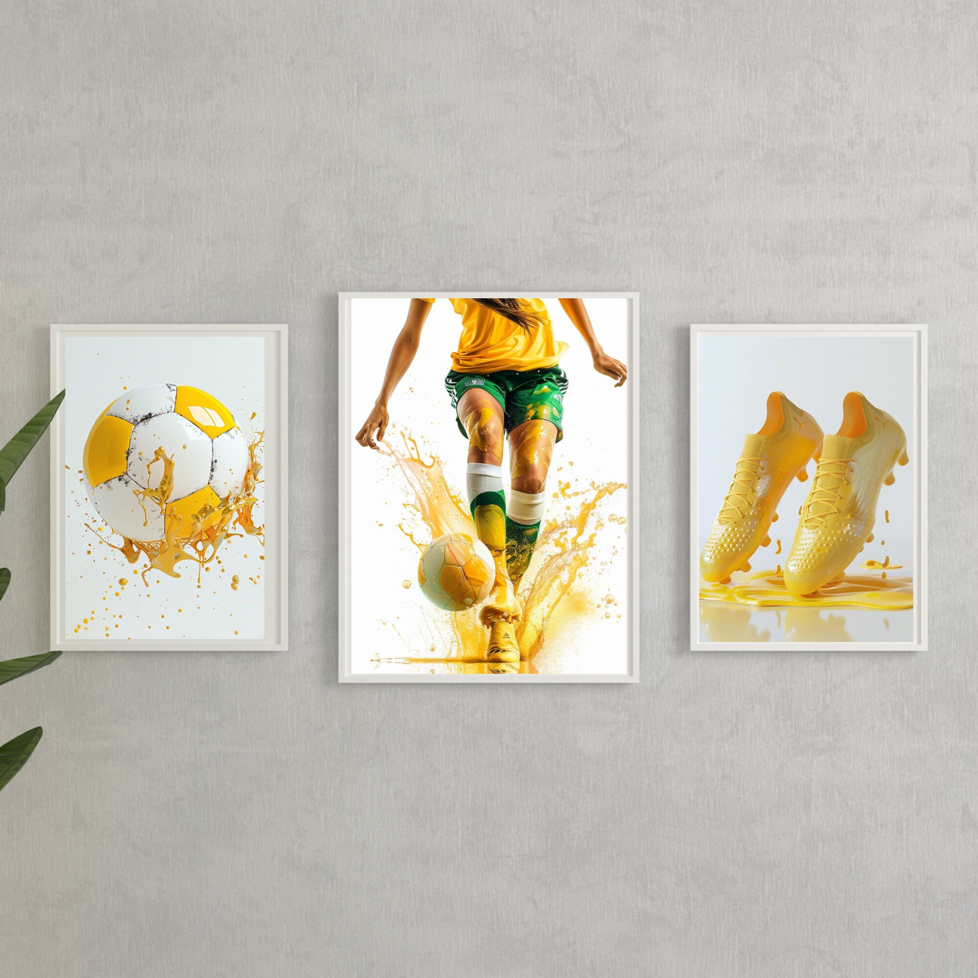 Football Gift Poster, Matildas Football Poster Set, Football Gift ...