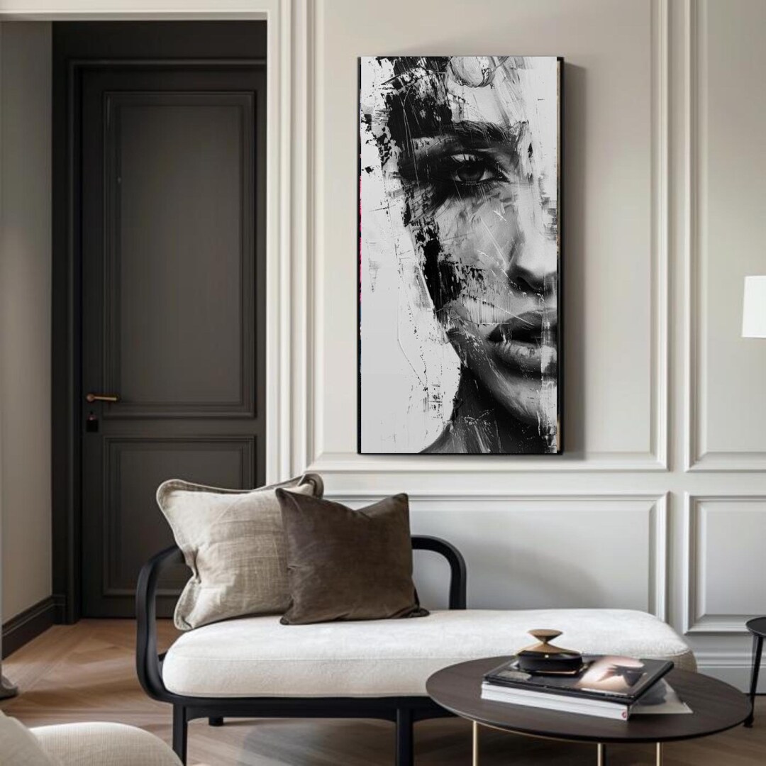 Abstract Lady Art Print: Modern Home Wall Decor (digital Download) - Etsy