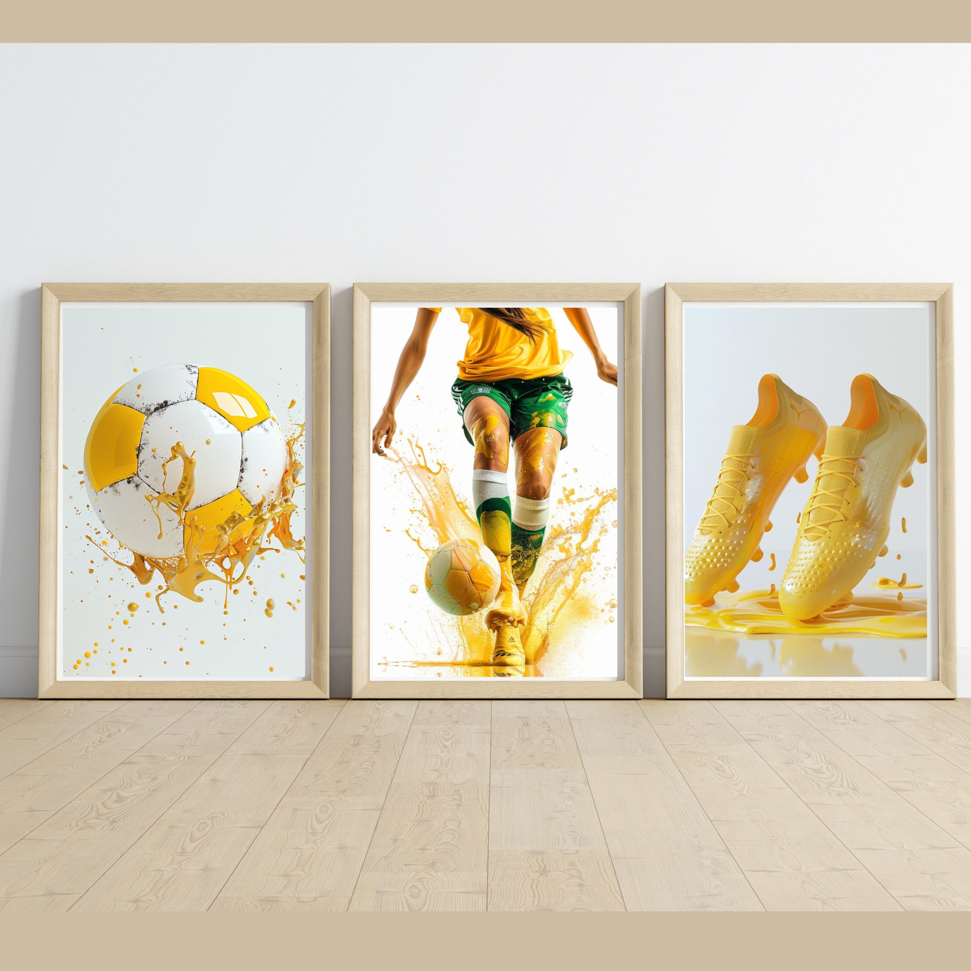 Football Gift Poster, Matildas Football Poster Set, Football Gift ...