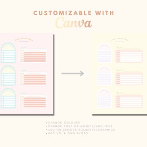 Goal Planner Kit | Canva Planner Template | Editable Canva Template ...