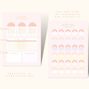 Goal Planner Kit | Canva Planner Template | Editable Canva Template ...