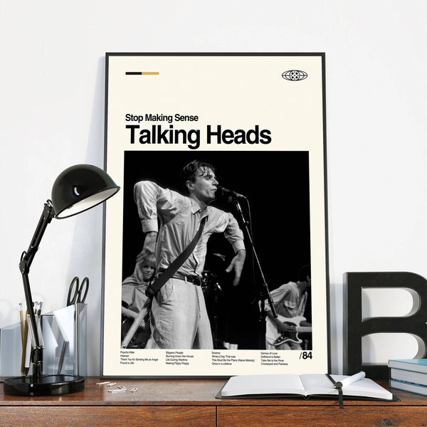 Talking Heads Poster - Etsy