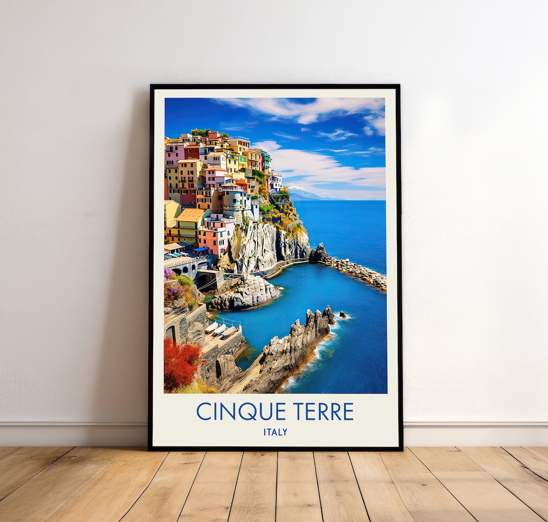Cinque Terre Travel Cinque Terre Poster Italy Travel Cinque - Etsy