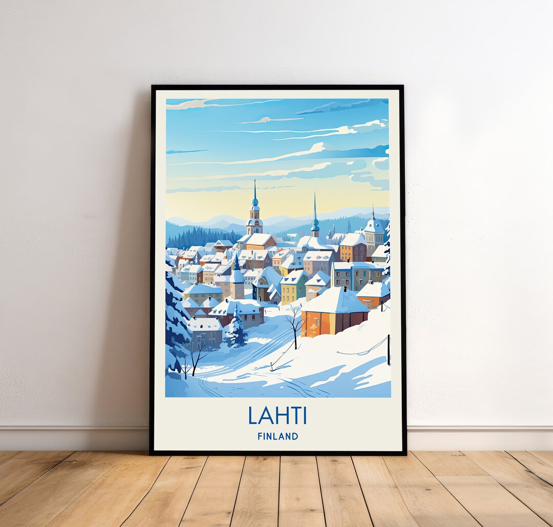 Lahti Poster Finland Poster Finland Travel Lahti Travel - Etsy