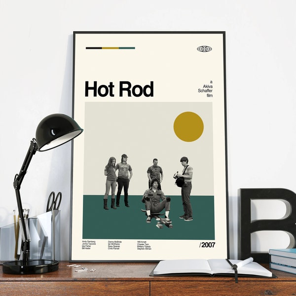 Hot Rod Print - Etsy