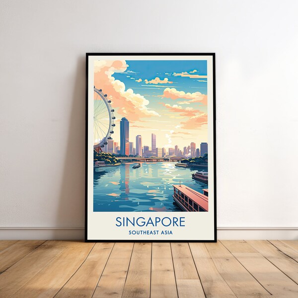 Singapore Poster - Etsy