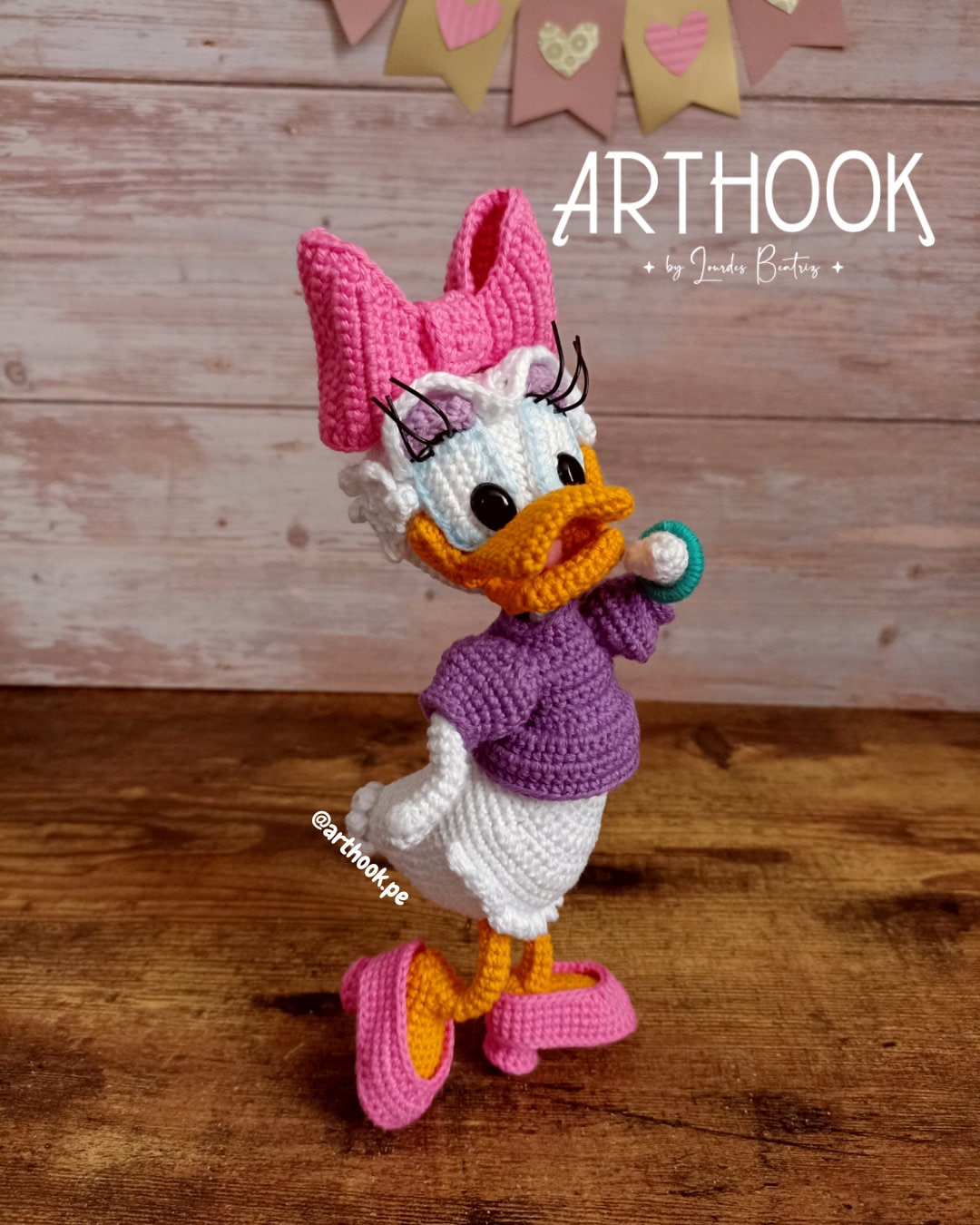 Daisy Duck Amigurumi Knitting Guide - Etsy