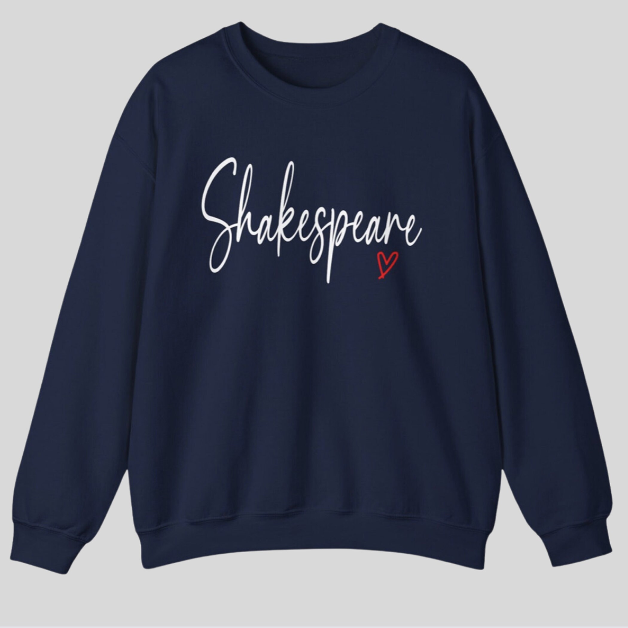William Shakespeare Lover Sweatshirt, "bard of Avon" Tee, English ...